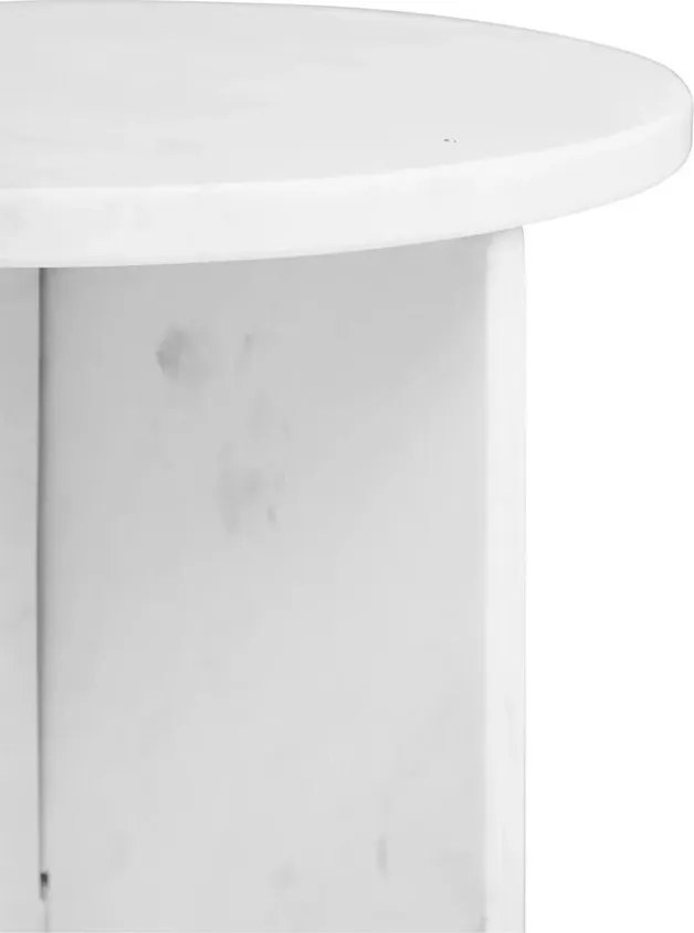 Mramorový kulatý odkládací stolek ø 40 cm Savio – Premier Housewares