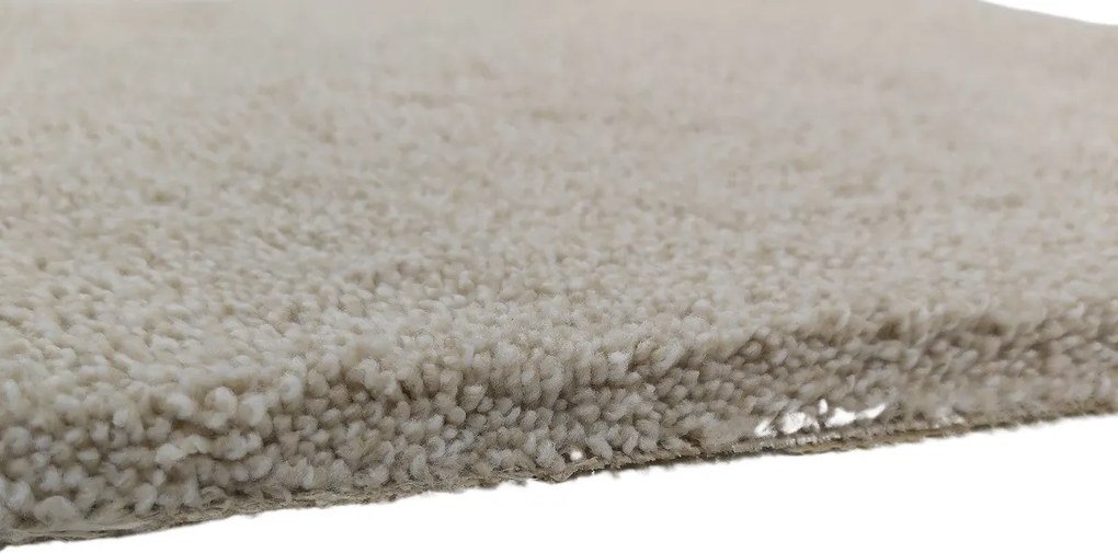 Lano, Metrážový koberec Supersoft 250 béžový, šíře 4m, béžová, ab (mřížka), ložnice
