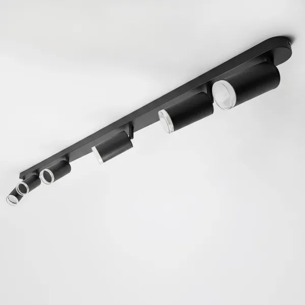 Brilagi - Koupelnové bodové svítidlo SELE 6xGU10/30W/230V IP44 černá