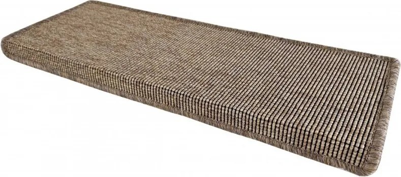 Vopi Nášlapy na schody Nature NEW přírodní obdélník, samolepící - 24x65 obdélník (rozměr včetně ohybu)