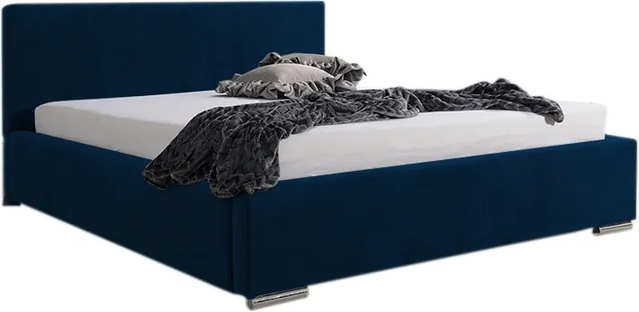 Eka Čalouněná postel Shadow - Kronos 90x200 cm Barva látky: Červená (Kronos 02), Úložný prostor: Bez úložného prostoru