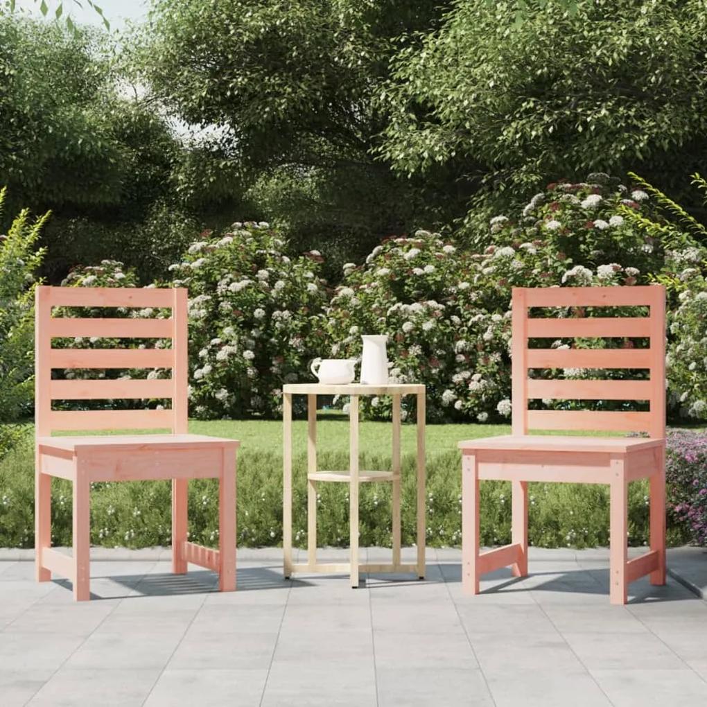 Zahradní židle 2 ks 40,5 x 48 x 91,5 cm masivní dřevo douglasky - Default Title