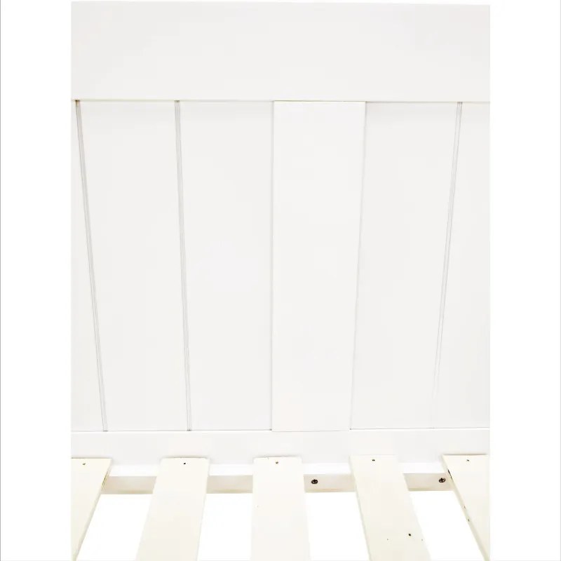 Postel s přistýlkou 90x200, borovicové dřevo, bílá, GLAMIS Kondela 0000227796