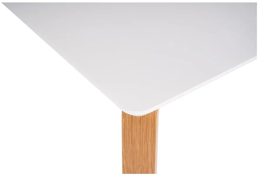 UNV Jídelní stůl s bílou deskou 150x90 cm Zaha - 2. jakost