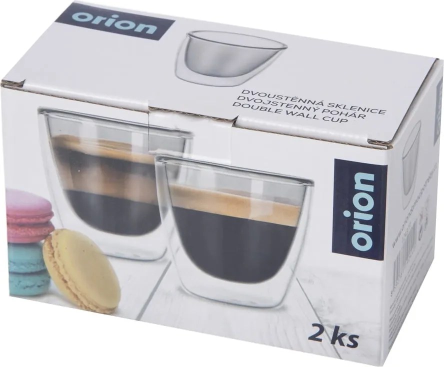 Skleněné hrnky na espresso v sadě 2 ks 110 ml – Orion