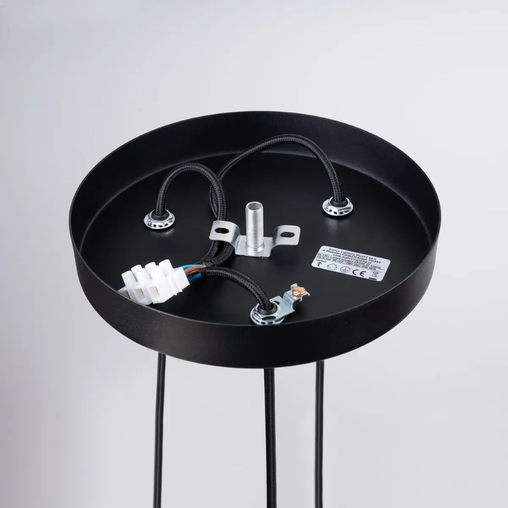 Sollux Lighting Závěsné svítidlo ARCHE 3P černé