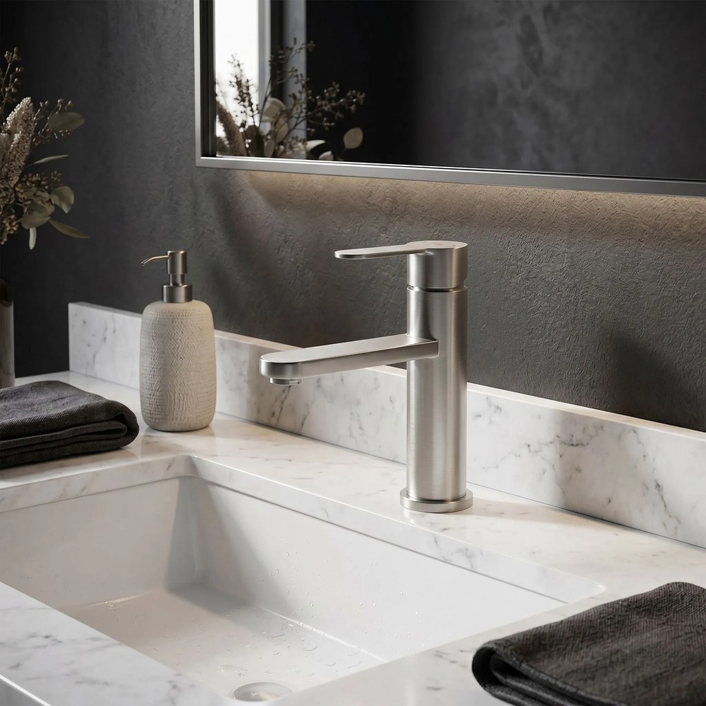 Rea, Koupelnová baterie Rea Arcos Brush Nickel, REA-B6961