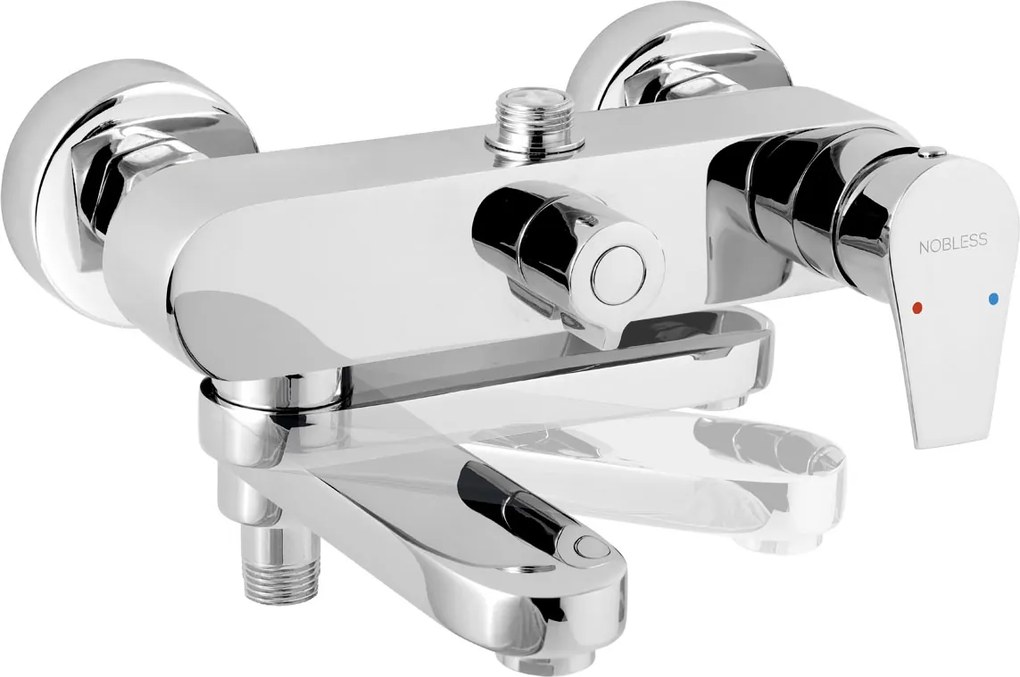 Novaservis Nobless Vision X Vanová a sprchová baterie bez sprchové soupravy 150 mm, chrom, 42023/1,0