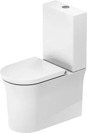 Duravit White Tulip - Stojící WC 650x370 mm, Rimless, bílá 2197090000