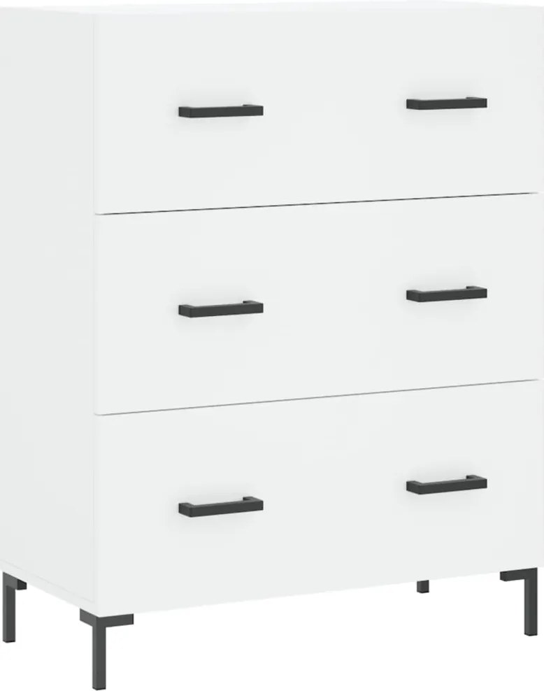Skříň highboard bílá 69,5 x 34 x 180 cm kompozitní dřevo 3199745