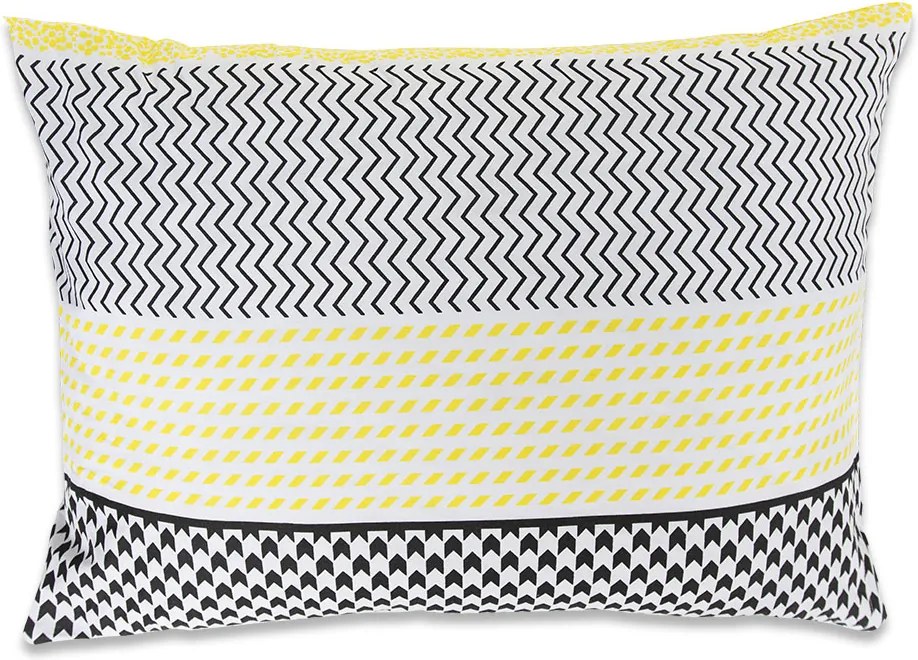 WALIA® Povlak na polštář ZIGO - žlutý 50x70 cm