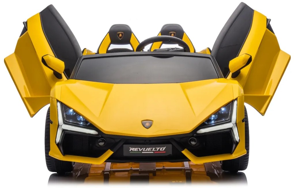 Dětské elektrické auto Lamborghini Revuelto XL STRONG žluté