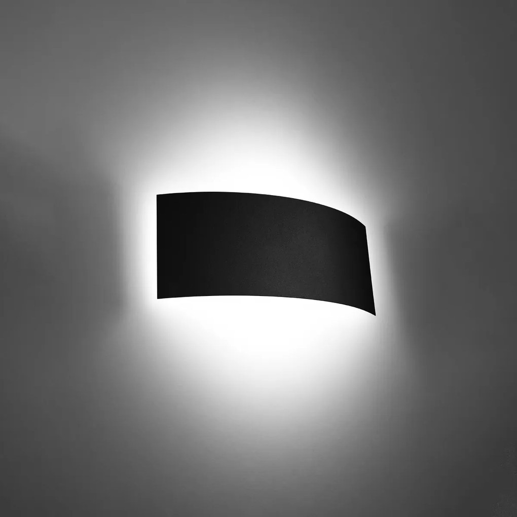 Sollux Lighting Nástěnné svítidlo MAGNUS Černá