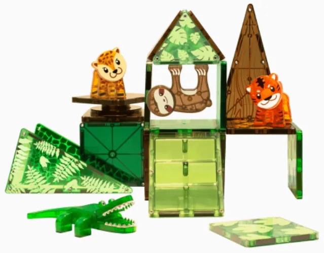Magna-Tiles® Magnetická stavebnice Magna-Tiles Jungle 25ks