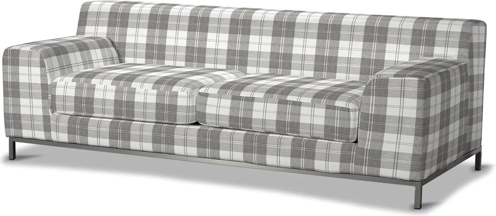 Potah na pohovku IKEA  Kramfors 3-místná barva šedá látka pletený vzor, vzorované