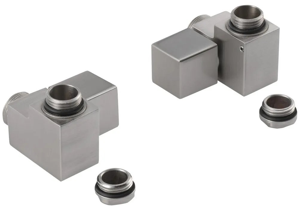 Sapho Cube Combi připojovací sada ventilů ruční rohová pravá nerez CP562S