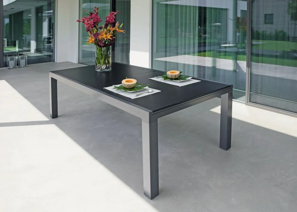 Sunfun Maja Zahradní stůl XL, 200 × 100 × 74 cm, polypropylen, hliník