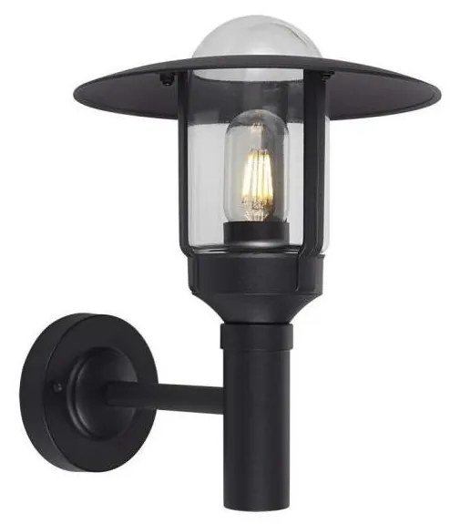 V-Tac Venkovní nástěnná lampa 1xE27/60W/230V IP44 černá VT1398