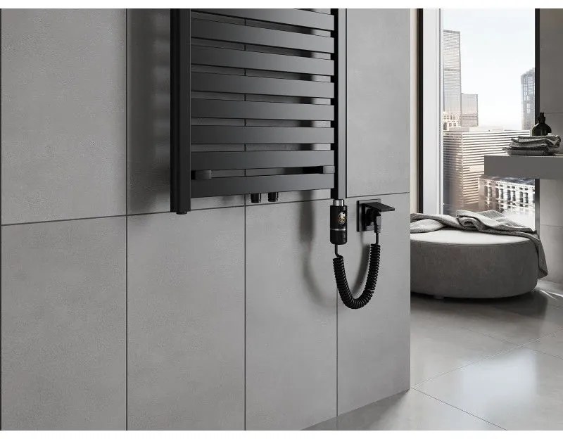 Mexen Uran, elektrické topné těleso 1200x600 mm + topná tyč 600 W, černá, W105-1200-600-2600-70