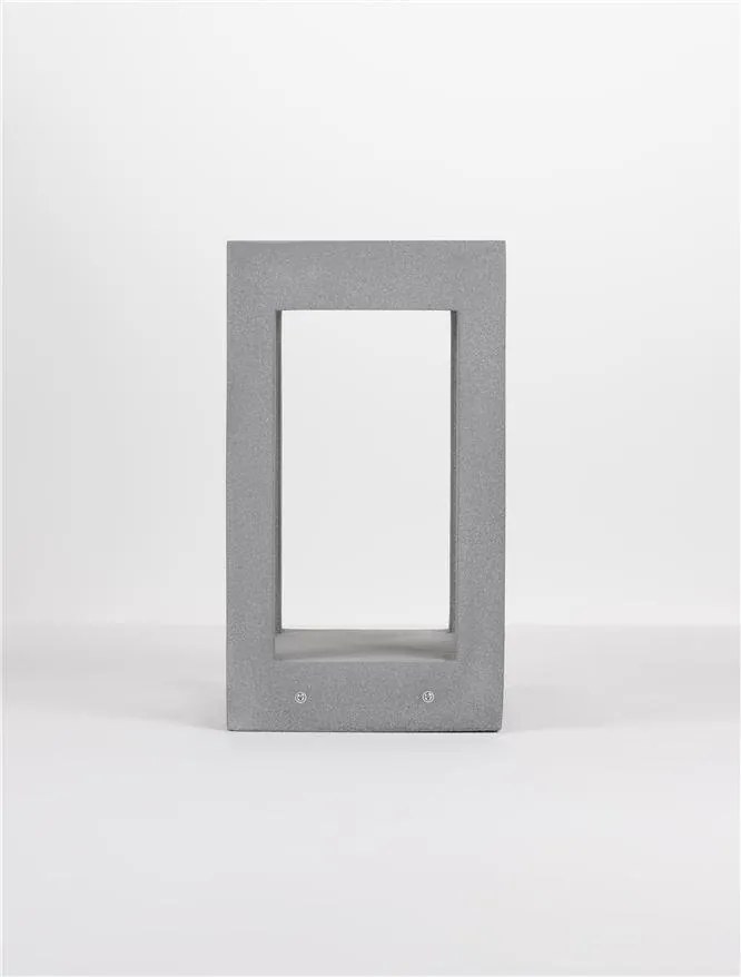 NV 9540215 Venkovní sloupkové svítidlo BEV šedý beton skleněný difuzor LED 5W 3000K 120-230V IP65 - NOVA LUCE