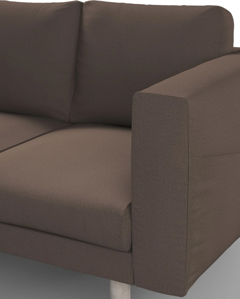 Potah na pohovku IKEA Norsborg 3-místná barva hnědá látka pletený vzor