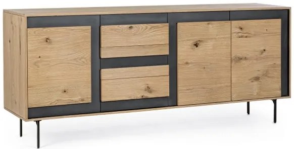 BIZZOTTO Dřevěný kabinet STANWOOD 200x85 cm 0747105