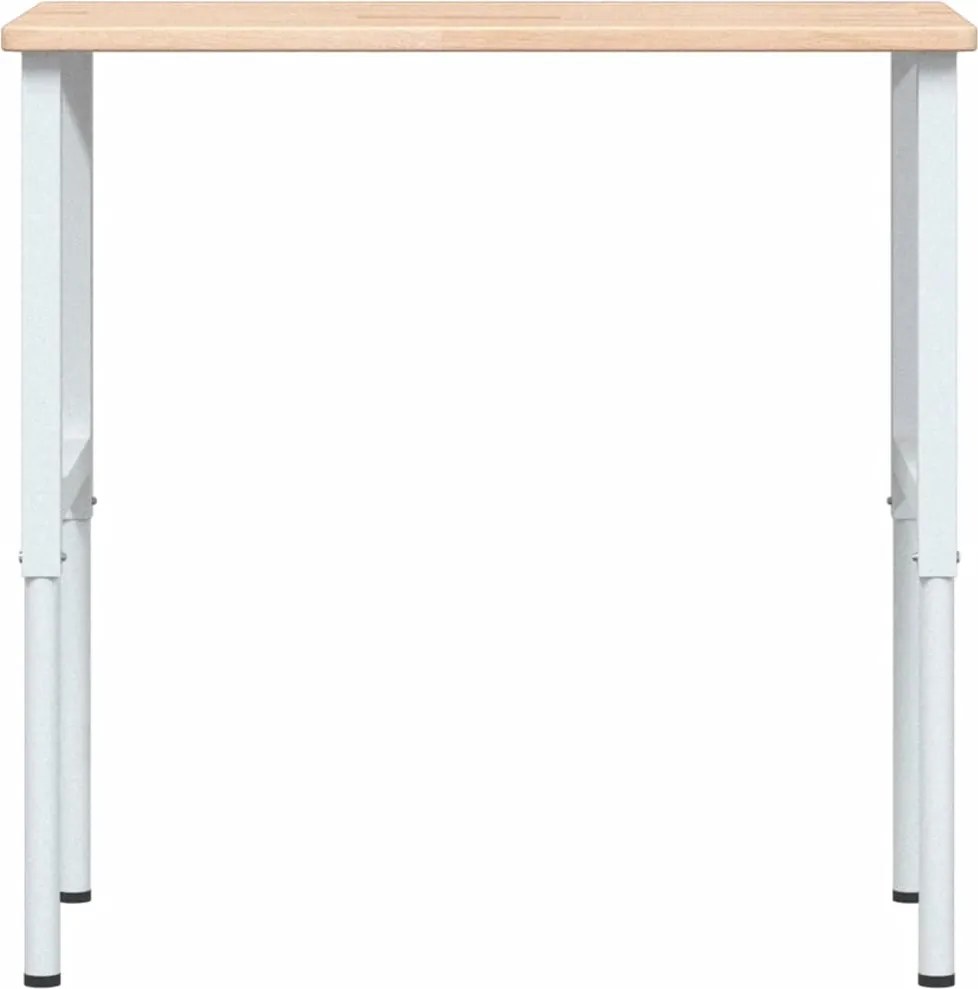 Pracovní stůl 100 x 60 x (71,5–98) cm masivní dub obdélníkový 3309700