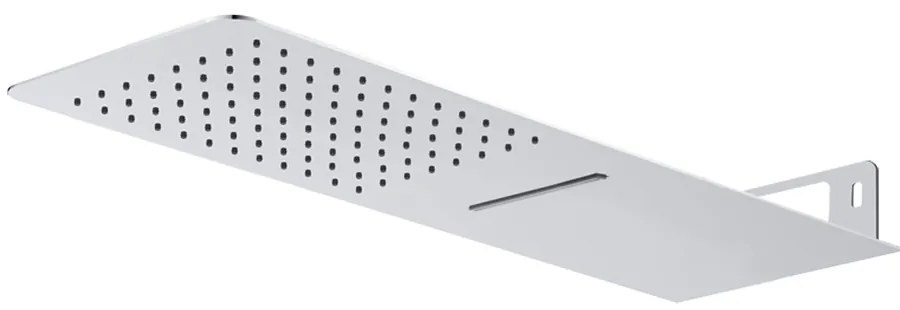 Mereo talířová sprcha horní 500 x 200 mm s vodopádem hranatá nerez chrom CB495N