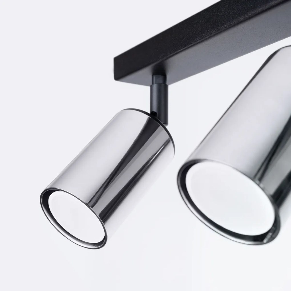 Sollux Lighting Stropní svítidlo WINX 2 Černá/chromové