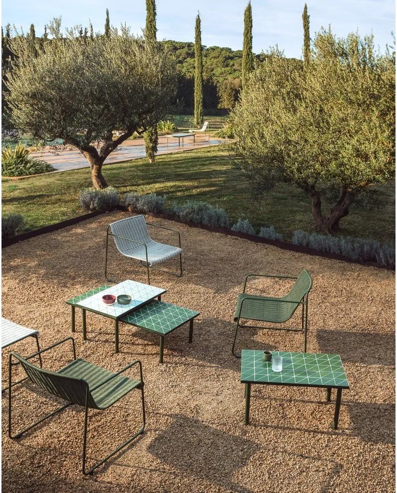 Zahradní konferenční stolek s keramickou deskou 61x122 cm Maurina – Kave Home