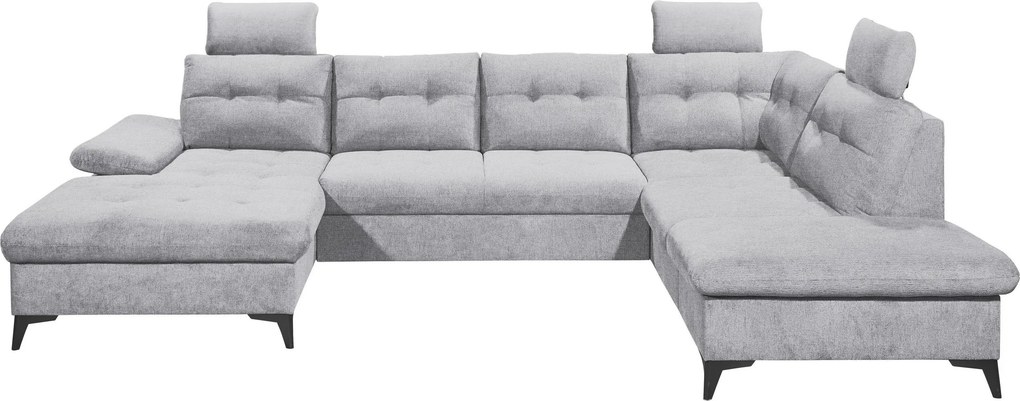 XXXLutz SEDACÍ SOUPRAVA, textil, světle šedá MID.YOU - Sedací soupravy - 002220053703