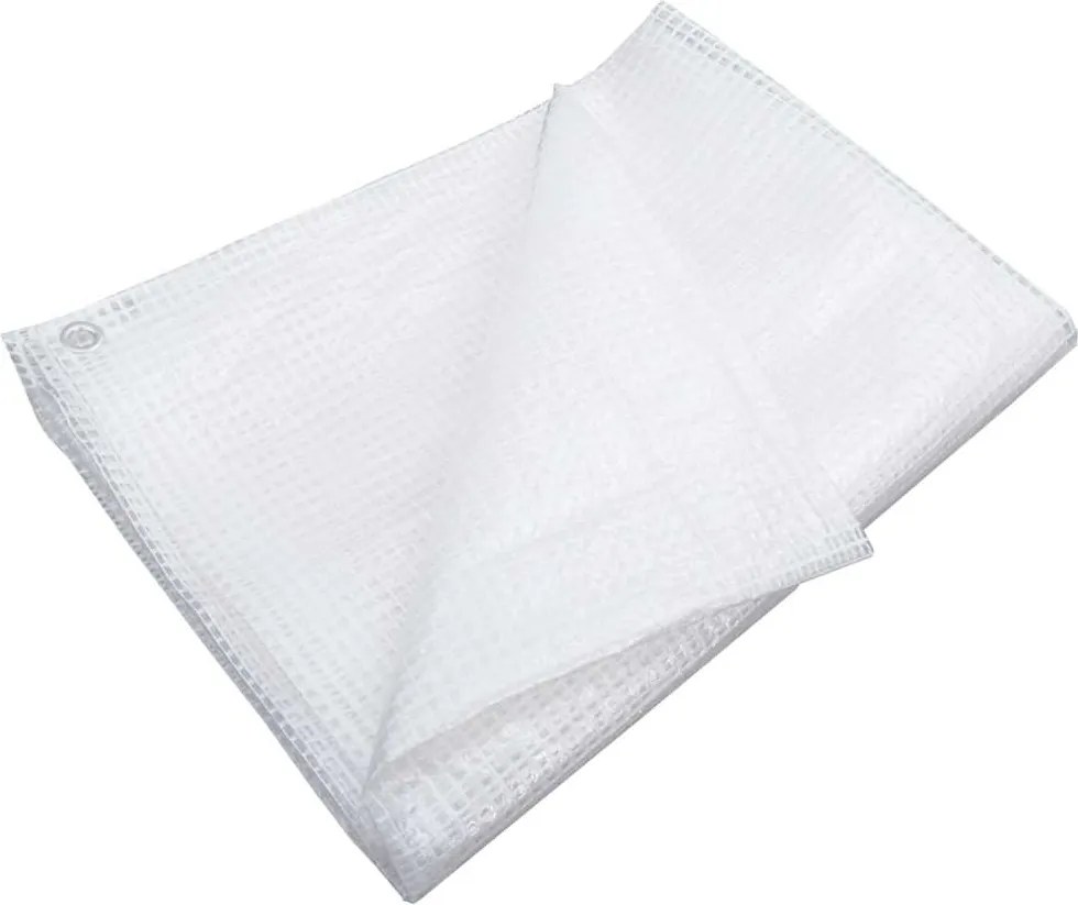 Plachta 140 g/m² 4 x 8 m bílá 151617