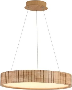Brilagi - LED Lustr na lanku FALCON WOOD MODERN LED/30W/230V pr. 45 cm dřevo