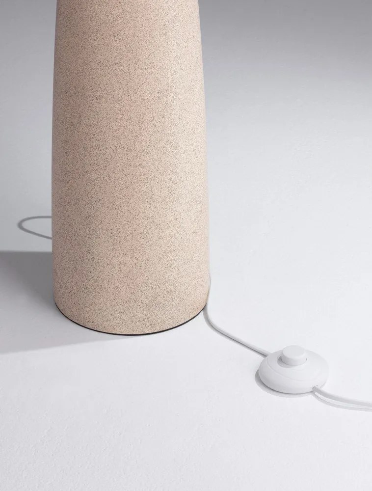Bílá/krémová stojací lampa (výška 130 cm) Mizu – Nova Luce