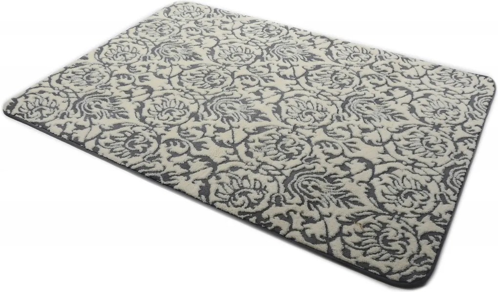 Tutumi Plyšový koberec 3D 120 x 170 cm - BARCELONA šedý