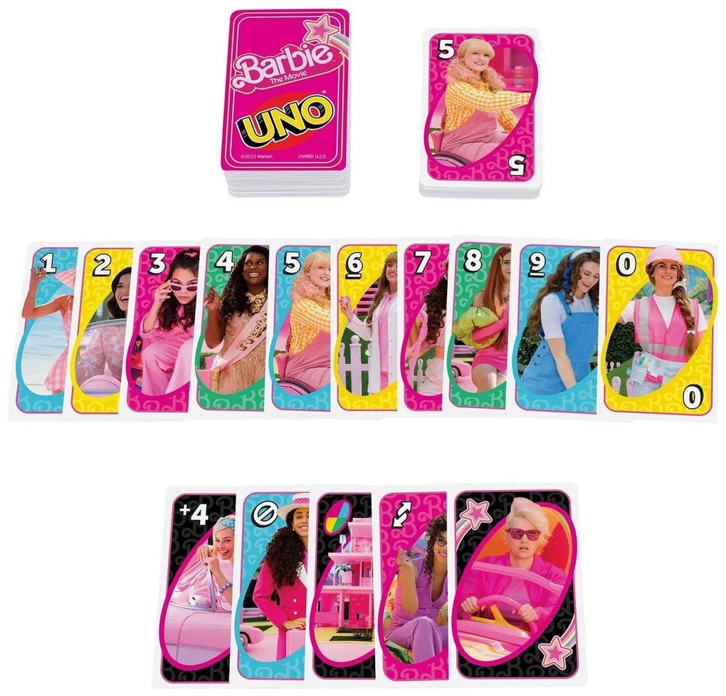 MATTEL HRA Uno karty Filmová Barbie *SPOLEČENSKÉ HRY* 25hpy59