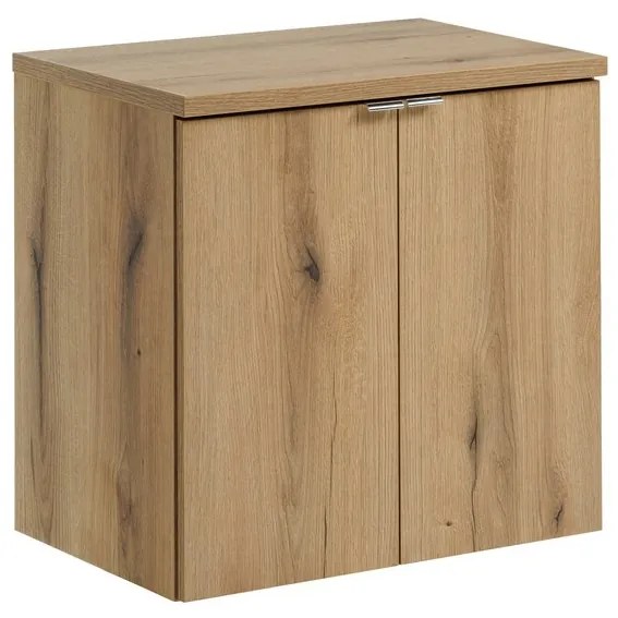 Závěsná skříňka Nova Oak II s deskou 60 cm dub evoke