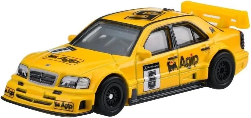 Mattel hw prémiová auta velikáni '94 amg-mercedes c-class dtm touring car, hkc62