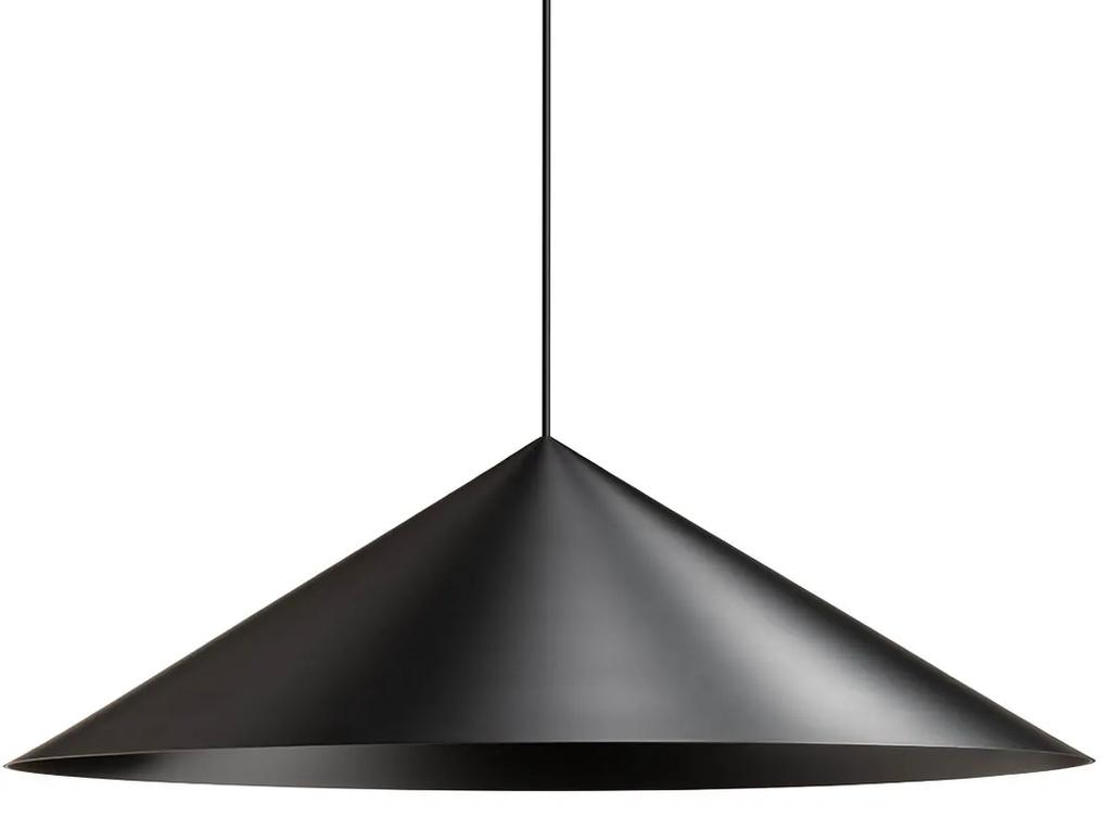 Redo Minimalistické závěsné svítidlo KONOS, ø75cm Barva: Černá