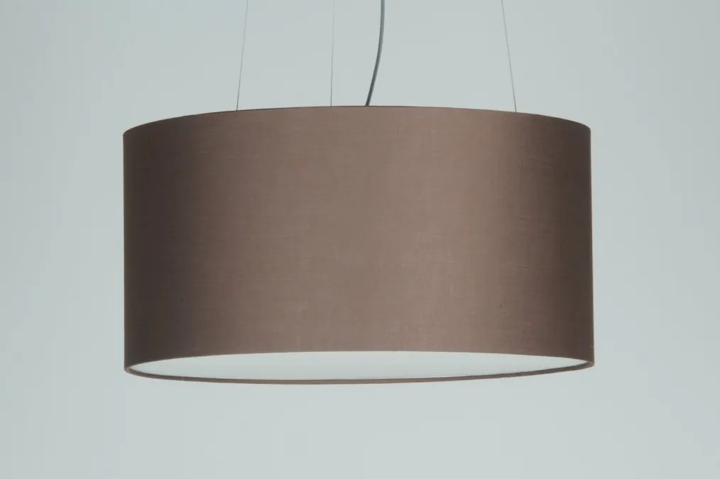 Závěsné designové hnědé svítidlo do ložnice Baja Brown Taupe
