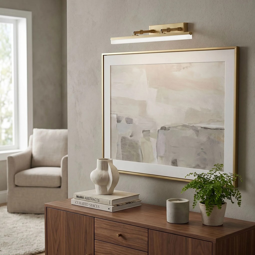 Toolight Rea, Koupelnové nástěnné LED svítidlo APP1875-1W 40cm BRUSH GOLD, OSW-66030