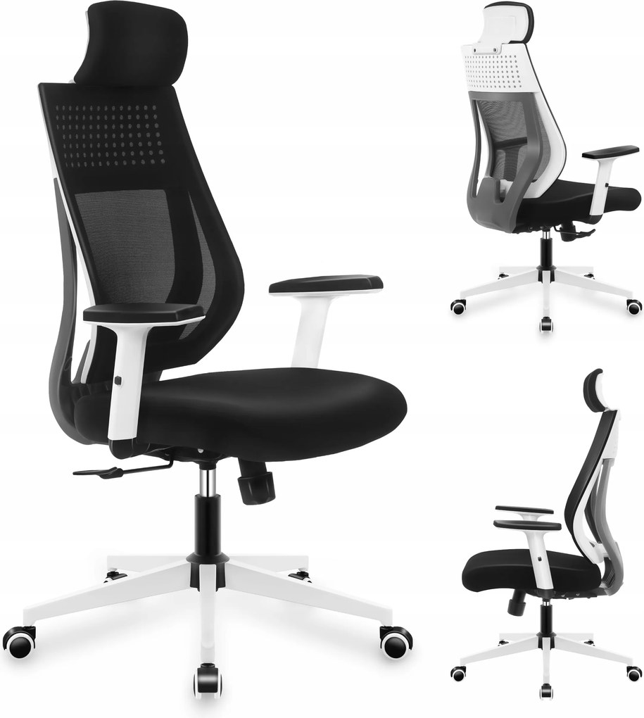 Otočné křeslo Do Kanceláře MarkAdler Manager 3.9 Black Ergonomické Nastavitelné