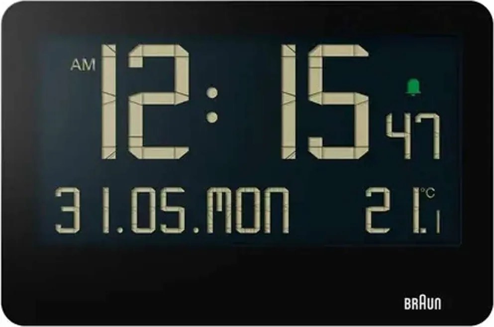 Braun - Digitální budík BC14, černá 4007218677006