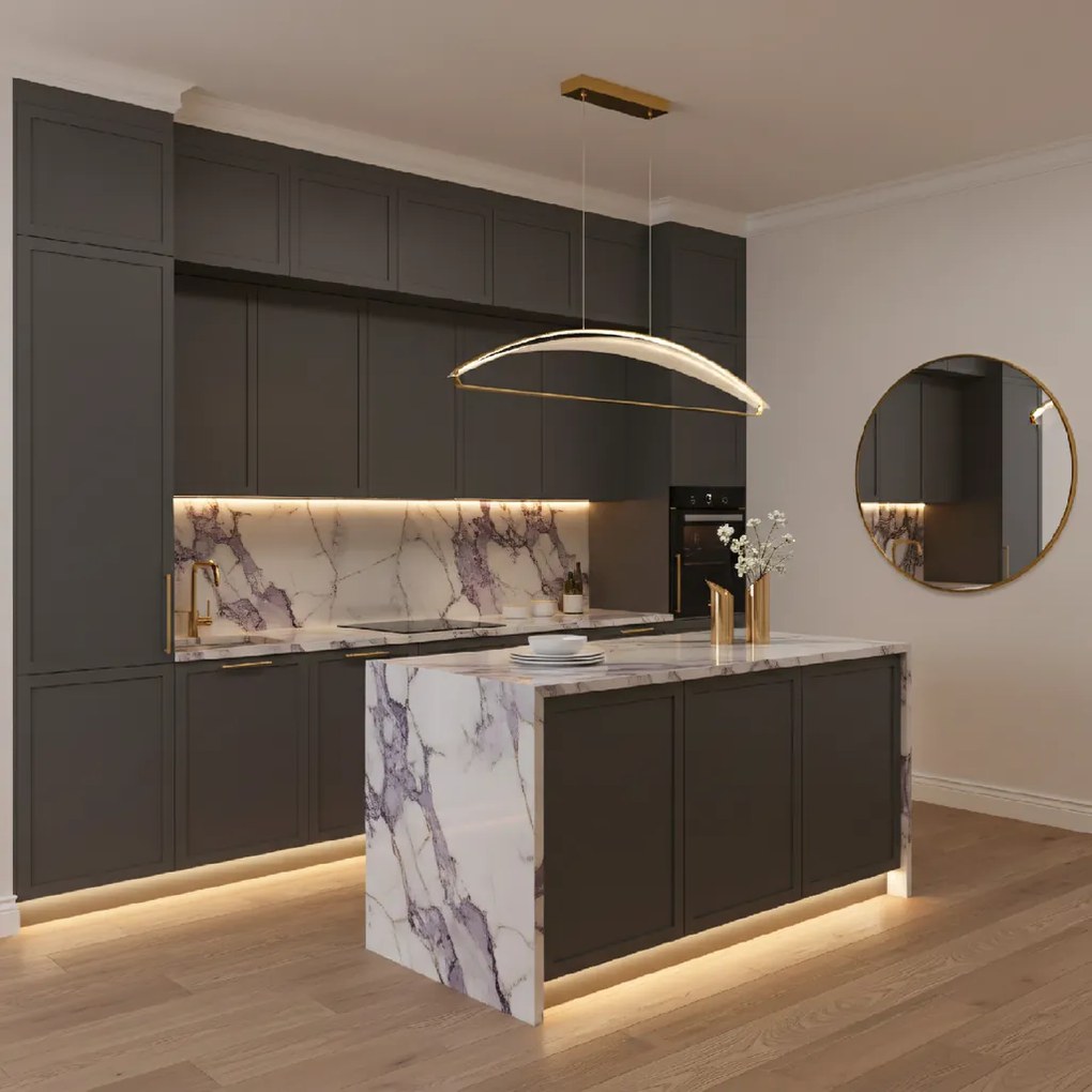 Toolight Rea, Stropní svítidlo G124-CP GOLD, OSW-02616