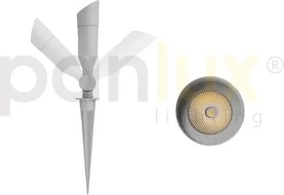 Zahradní svítidlo OKO P studená bílá Panlux OKP-1LED/S