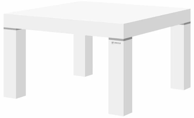 Konferenční stolek KW 80 (bílá lesk)