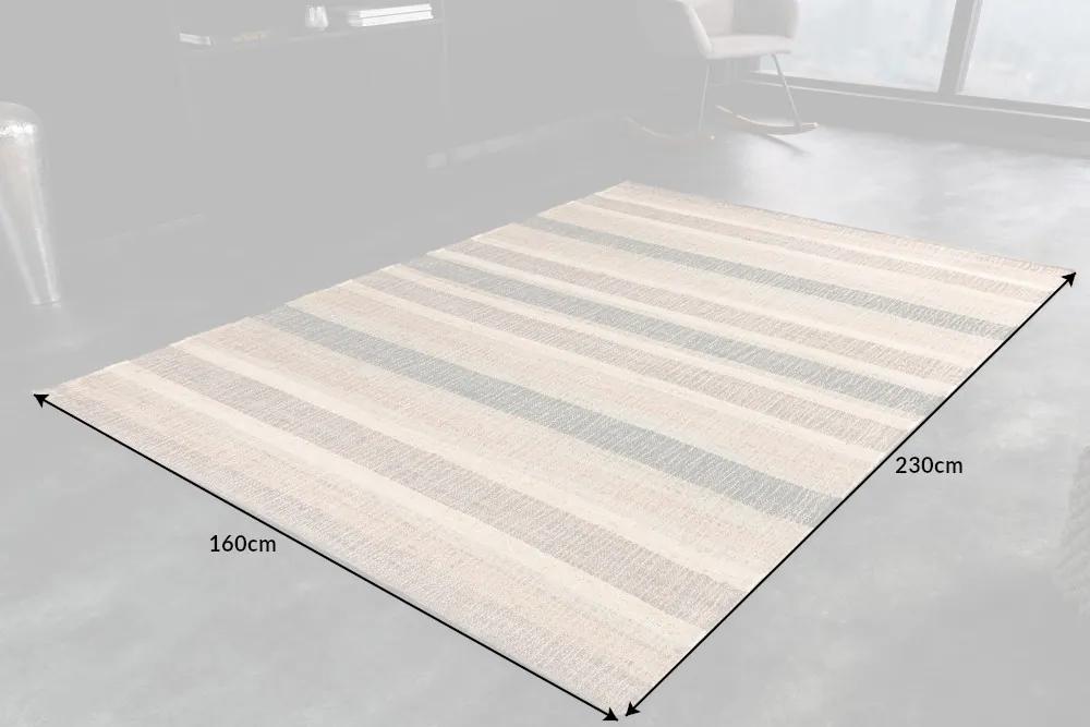 Designový koberec Panay 230 x 160 cm béžovo-hnědý - konopí