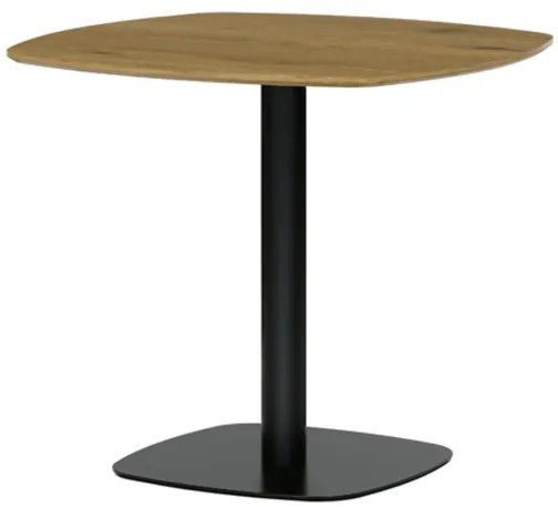 Jídelní stůl Autronic 80x71 cm hnědý MDF mat DT-X7117 OAK