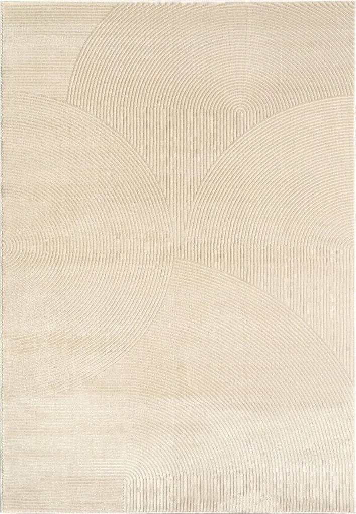 Angel Carpet, Kusový koberec Zafiro 25 Beige, 80x150, béžová, kancelář