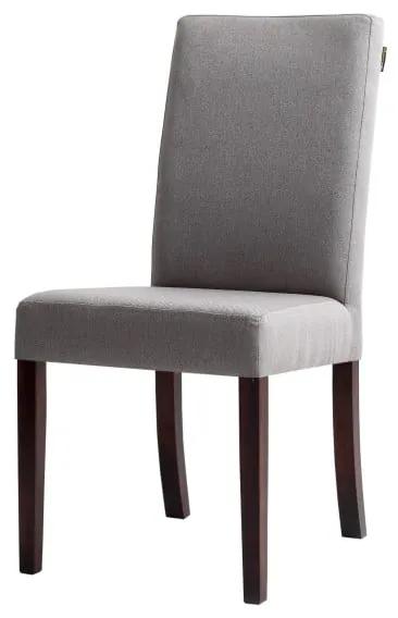 Šedá židle s hnědými nohami Custom Form Wilton